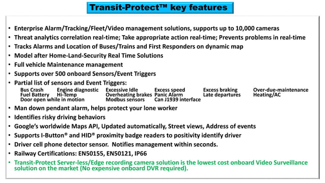Transit-Protect presentation 2014 | PPT
