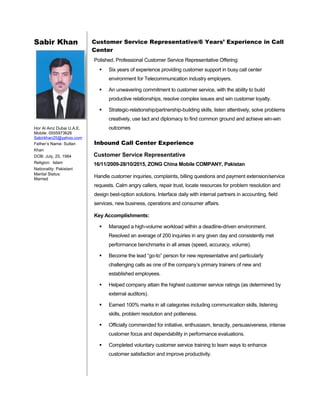 Sabir CV - Copy | DOC