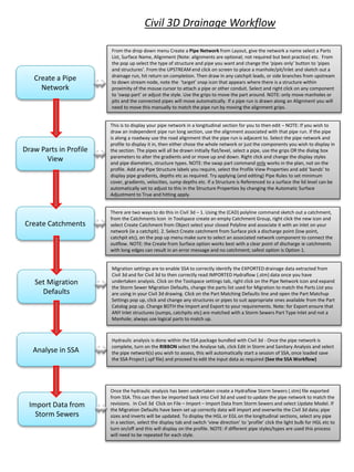 Civil 3d Workflow_NOLOGO | PPTX