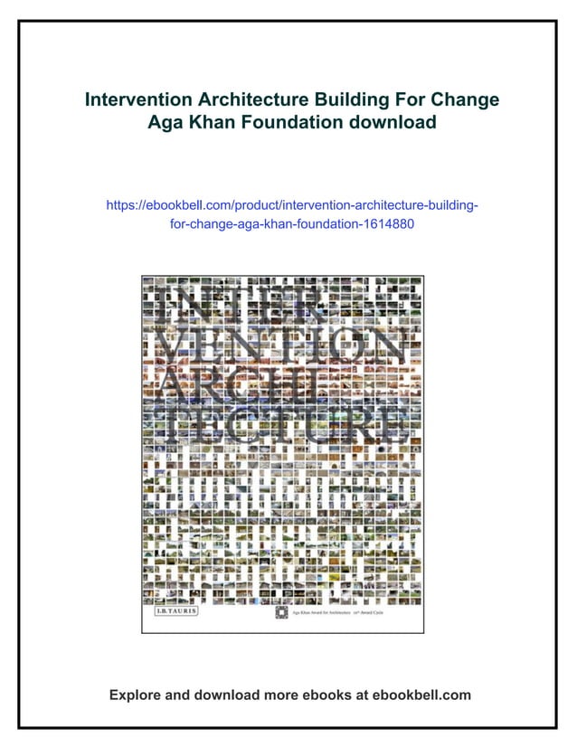 Intervention Architecture Building For Change Aga Khan Foundation | PDF