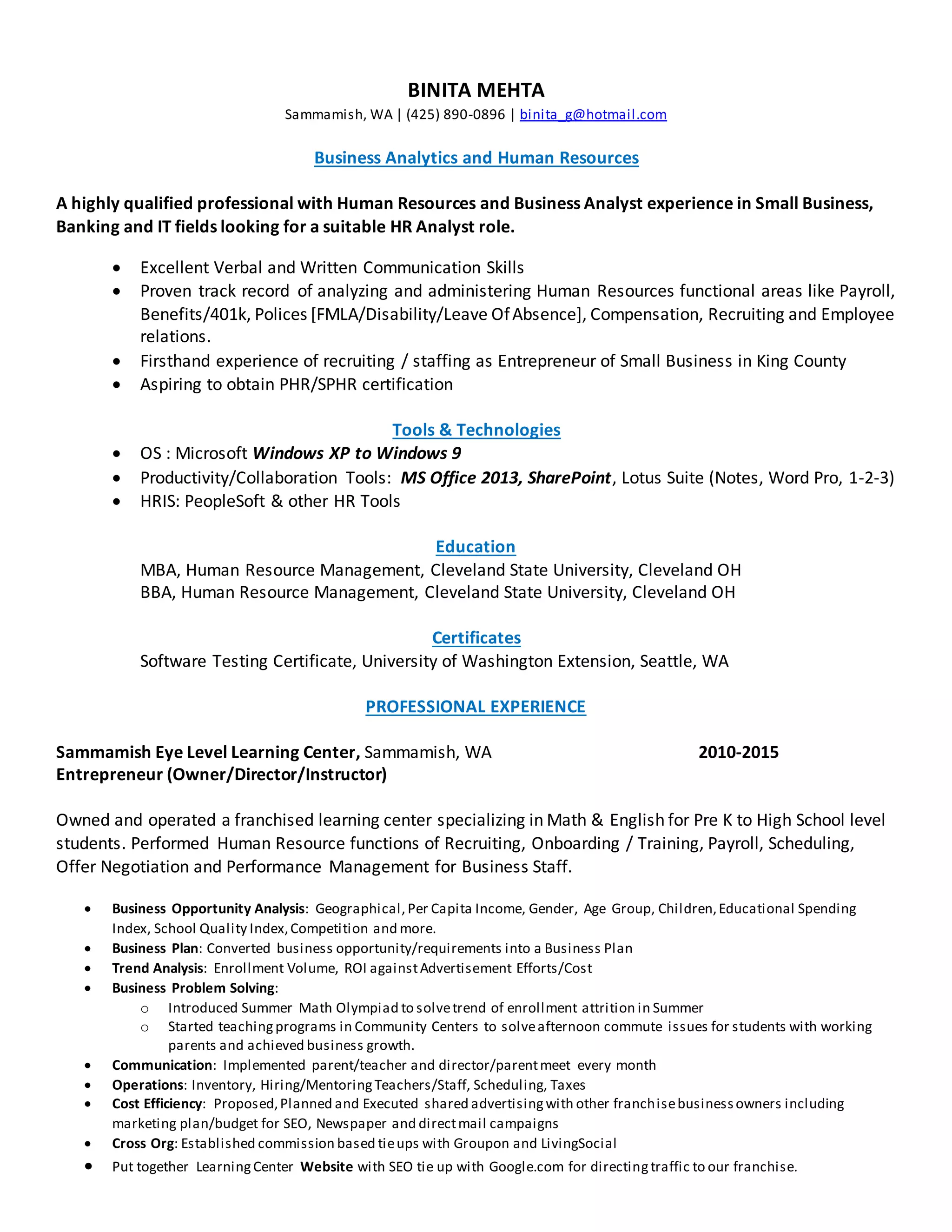 Resume_BinitaMehta | DOCX