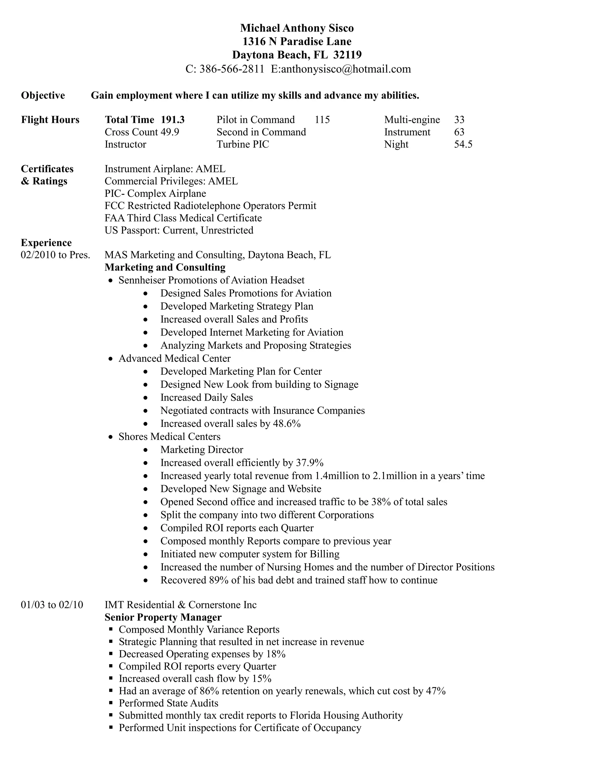 Resume 2015 | PDF