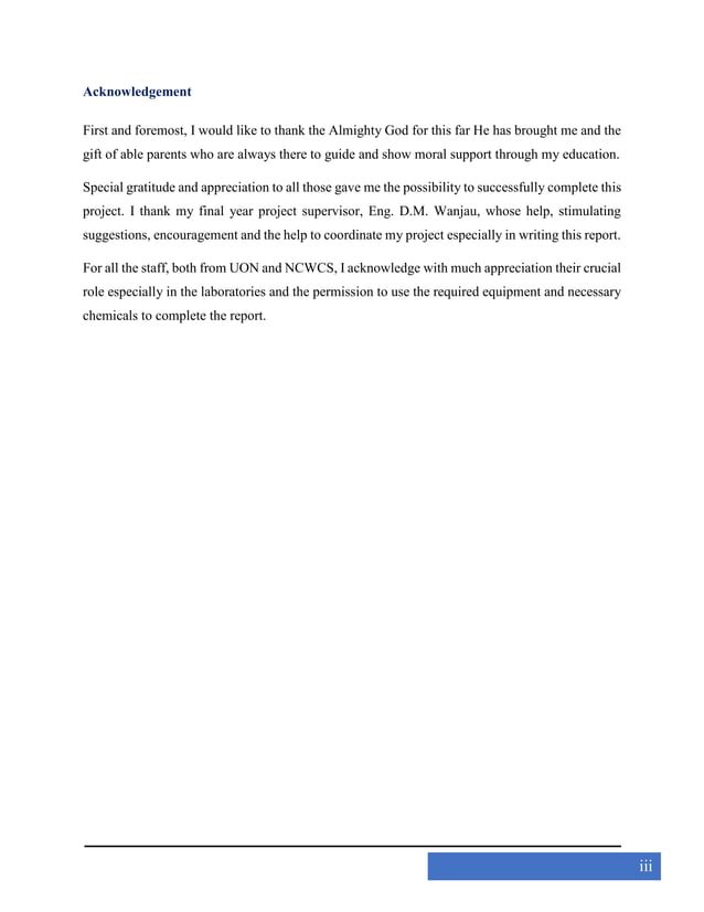 UNIVERSITY OF NAIROBI PROJECT | PDF