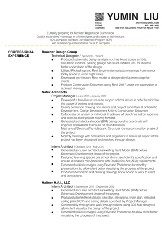 YU MIN LIU RESUME | PDF