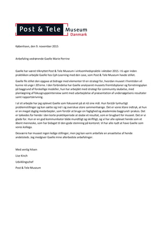 Gaelle Perrine anbefaling | PDF