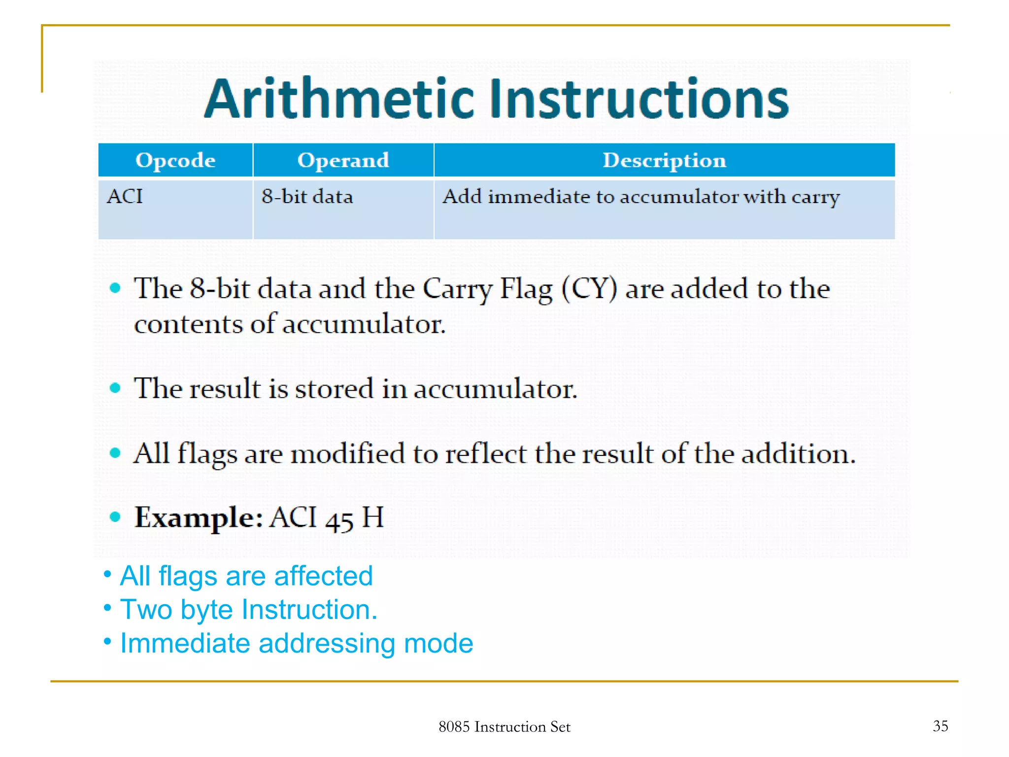 8085 instruction-set new | PPT