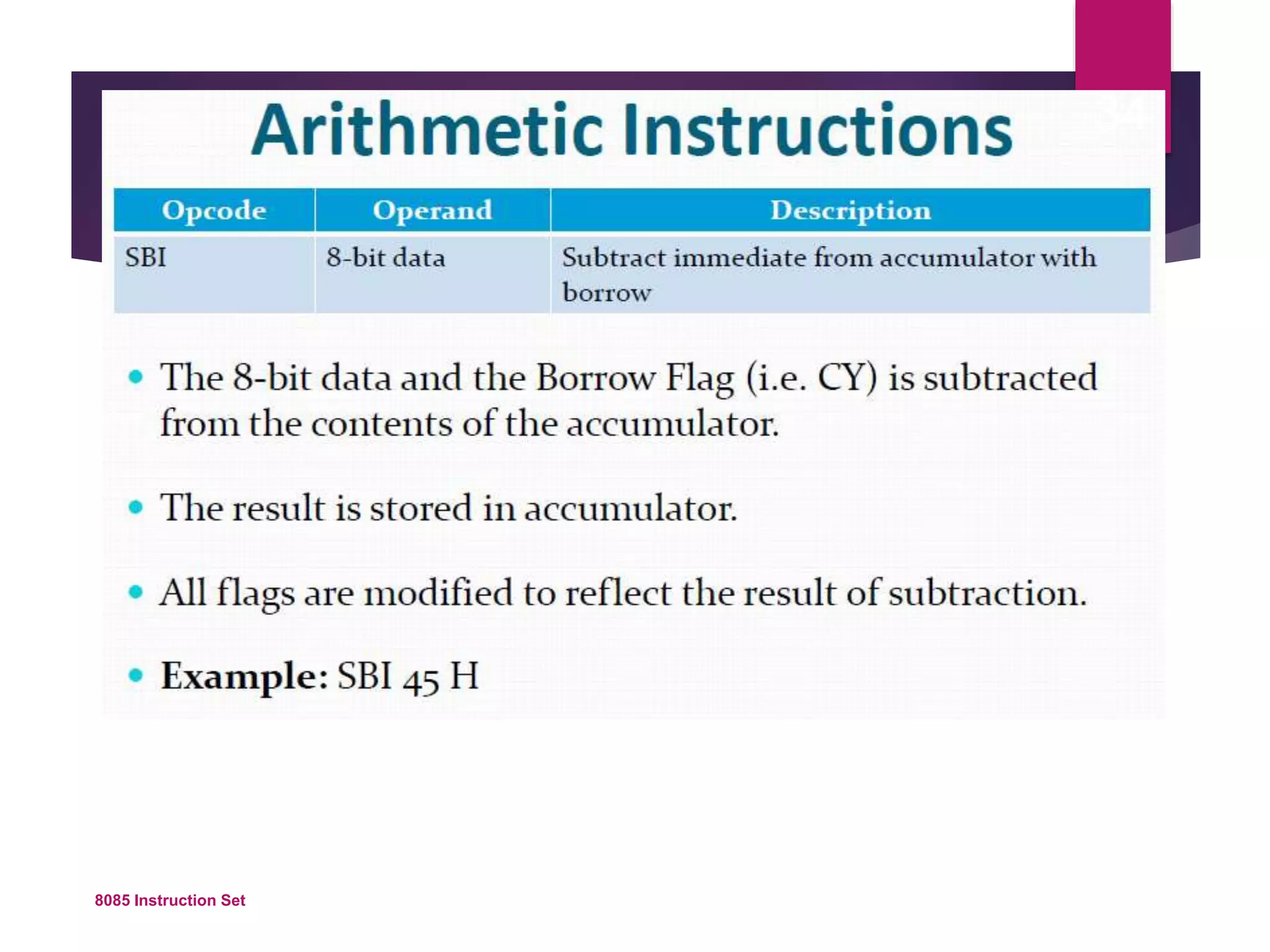 8085 instruction-set part 1 | PPT