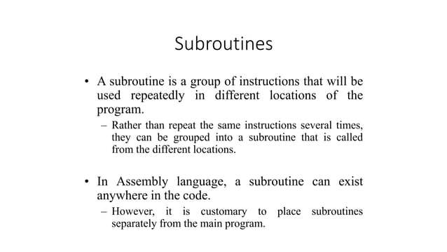 8085-Programming-II-mod-1.pptx | Programming Languages | Computing