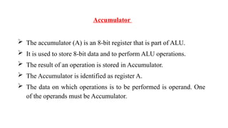 8085 Architecture microprocessor and application | PPTX