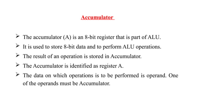 8085 Architecture microprocessor and application | PPTX