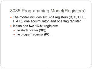 8085 architecture | PPTX