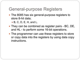 8085 architecture | PPTX