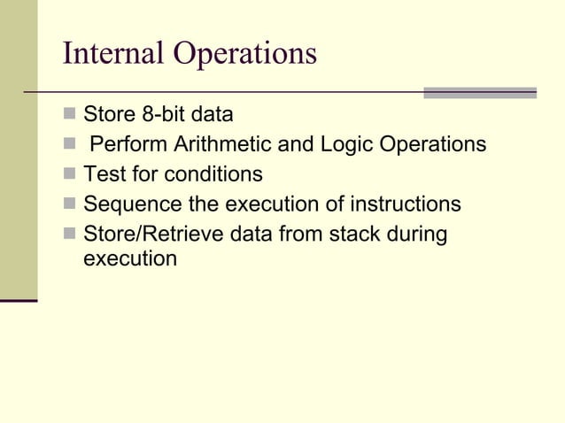 8085 Architecture & Memory Interfacing1 | PPT