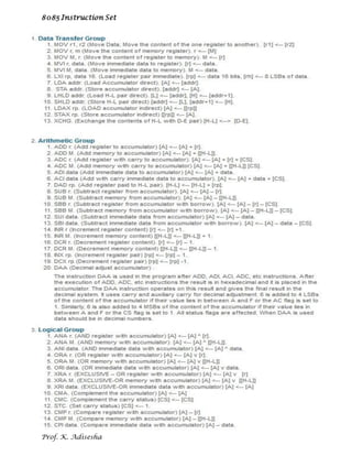 8085 instructions | PDF