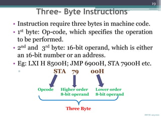 8085 instructions and addressing modes | PPT