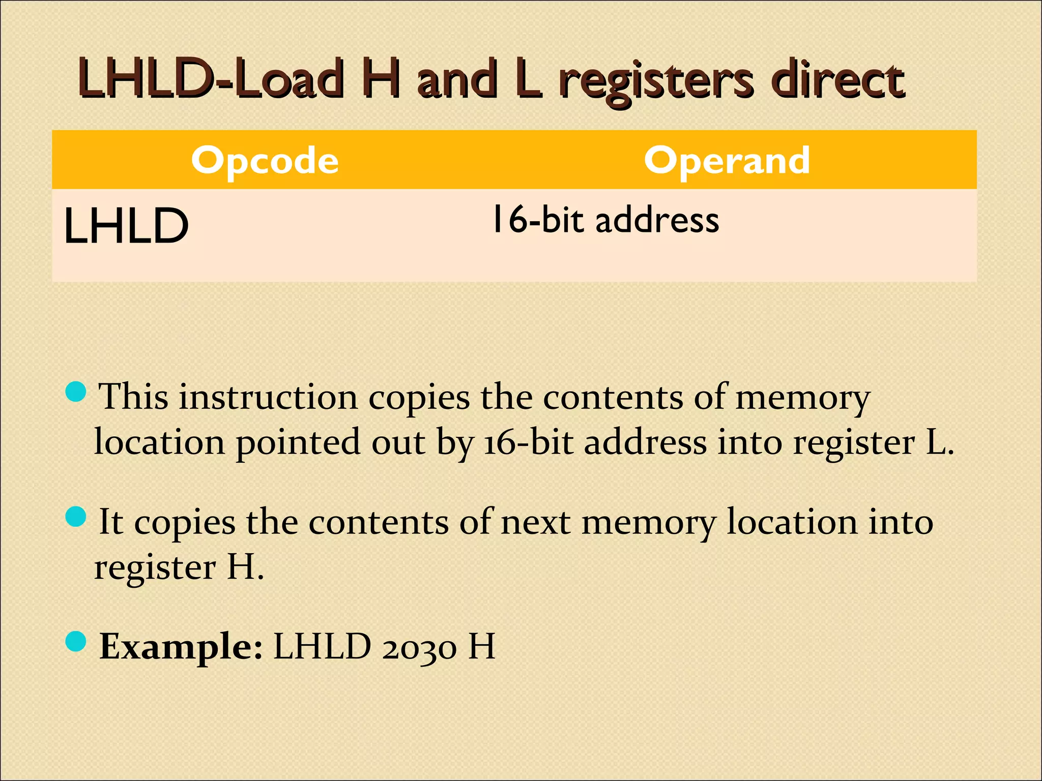 8085 instruction set | PPT