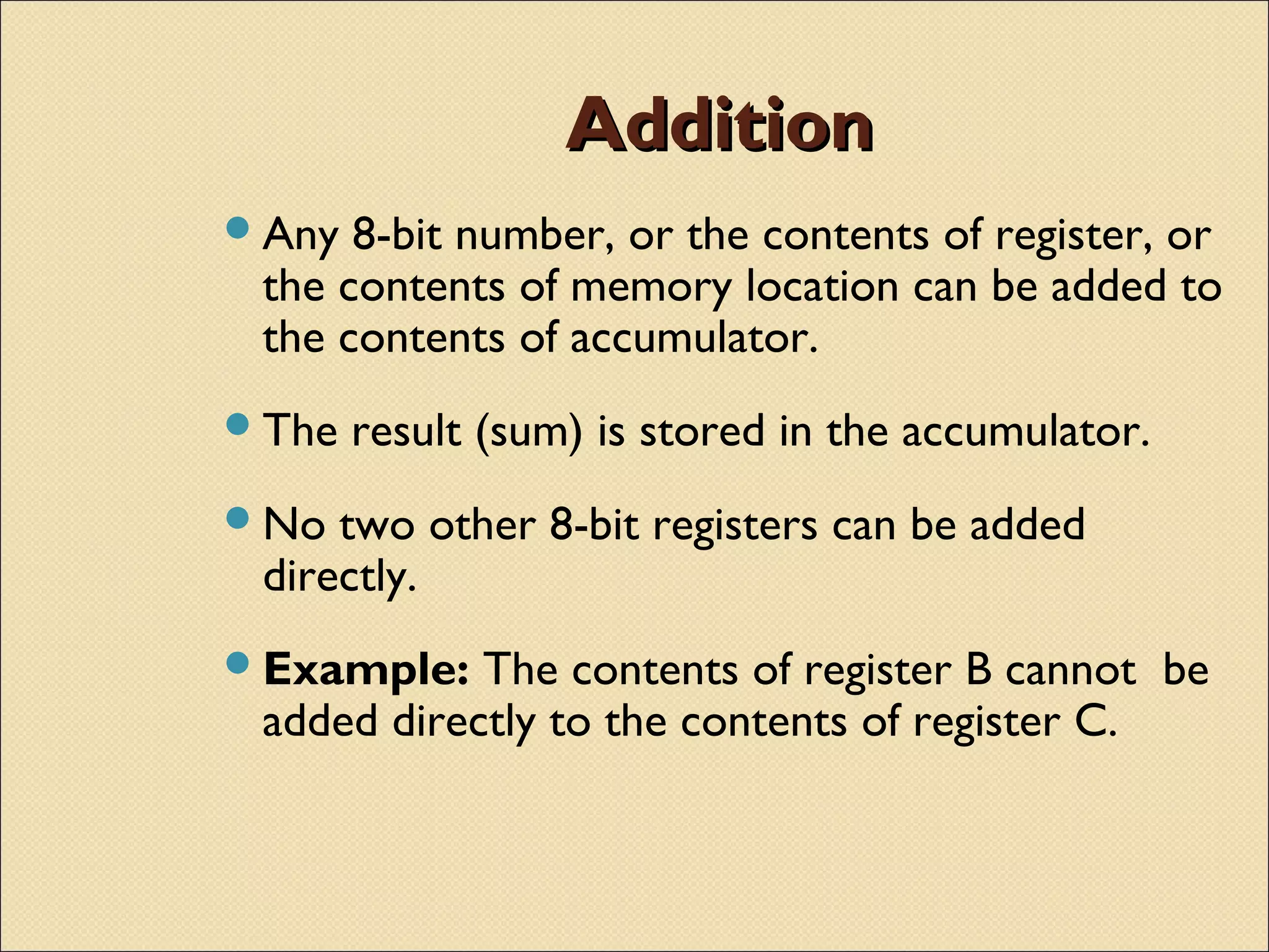 8085 instruction set | PPT