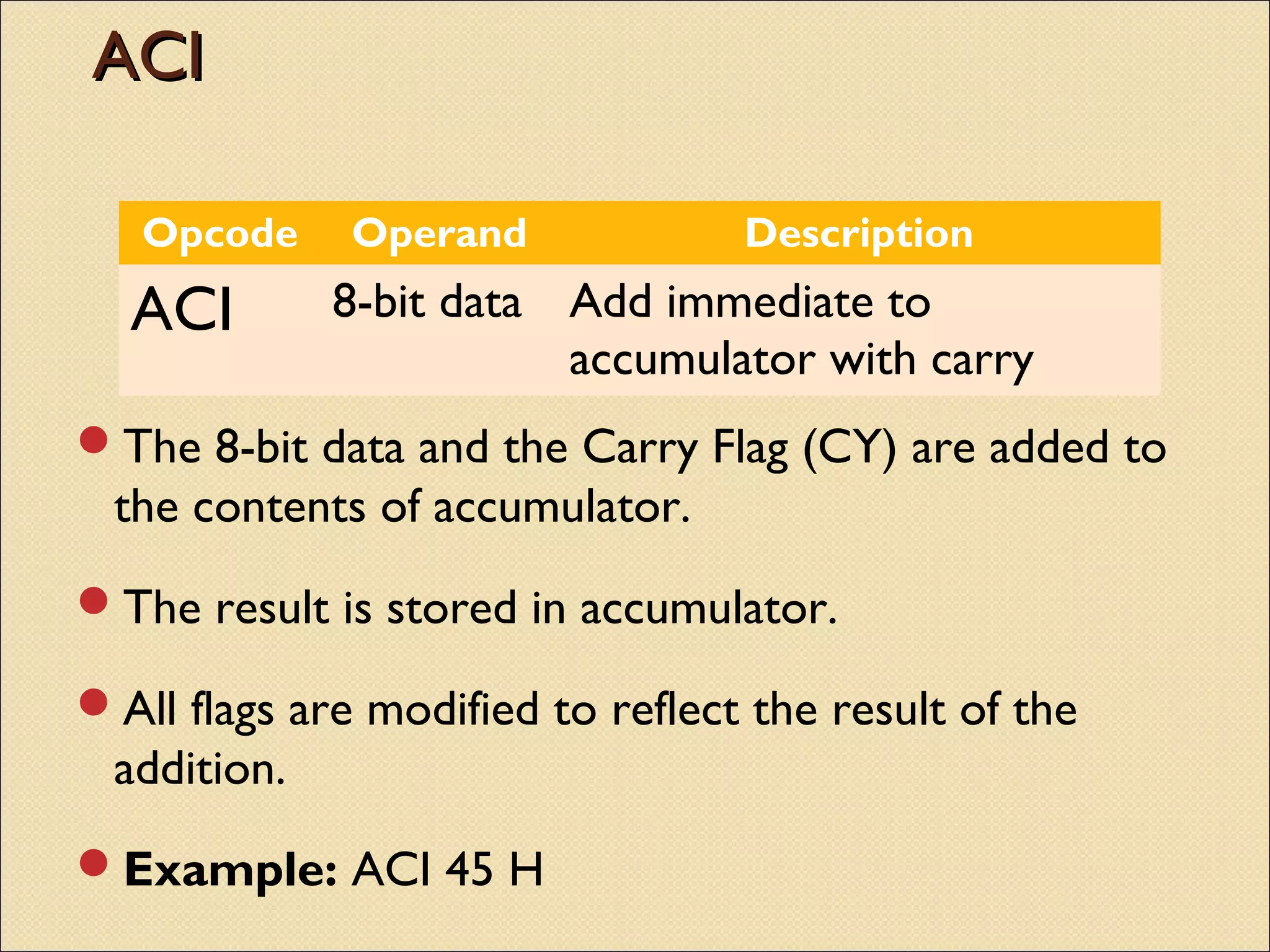 8085 instruction set | PPT