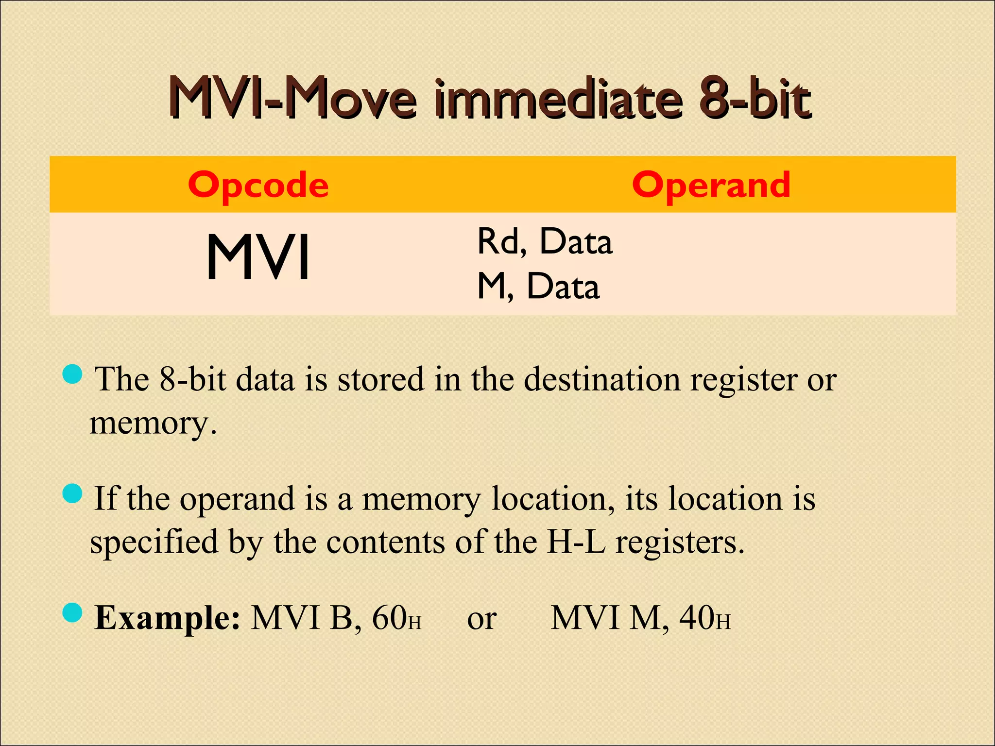 8085 instruction set | PPT