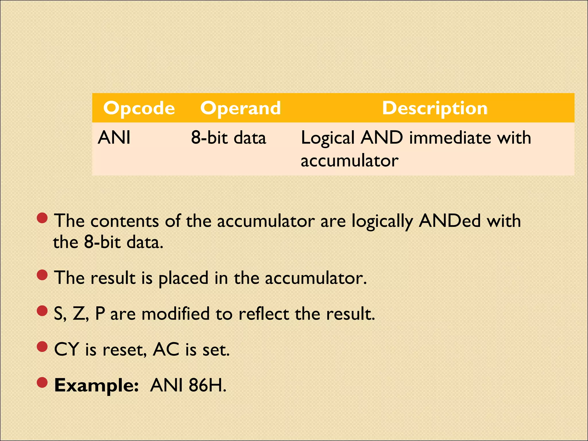 8085 instruction set | PPT