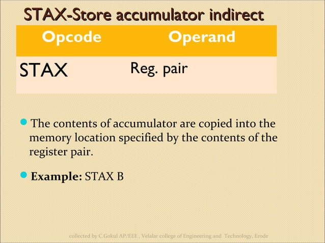 8085 instruction set | PPT