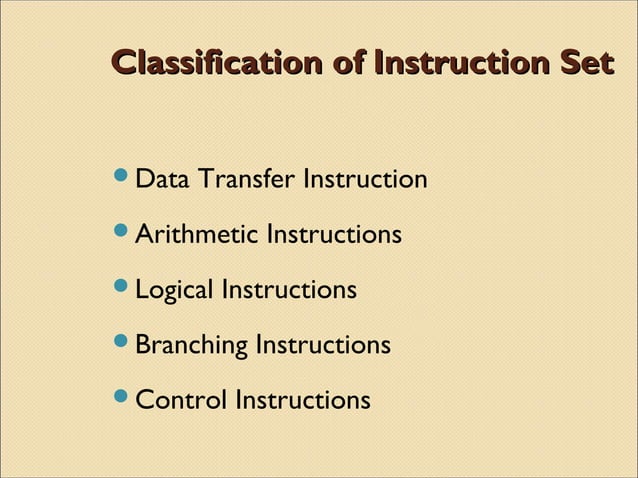 8085 Instruction Set Ppt