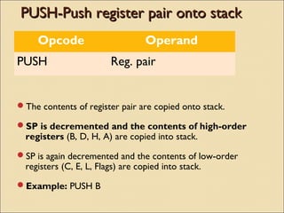 8085 instruction set | PPT