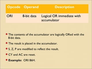 8085 instruction set | PPT