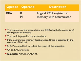 8085 instruction set | PPT