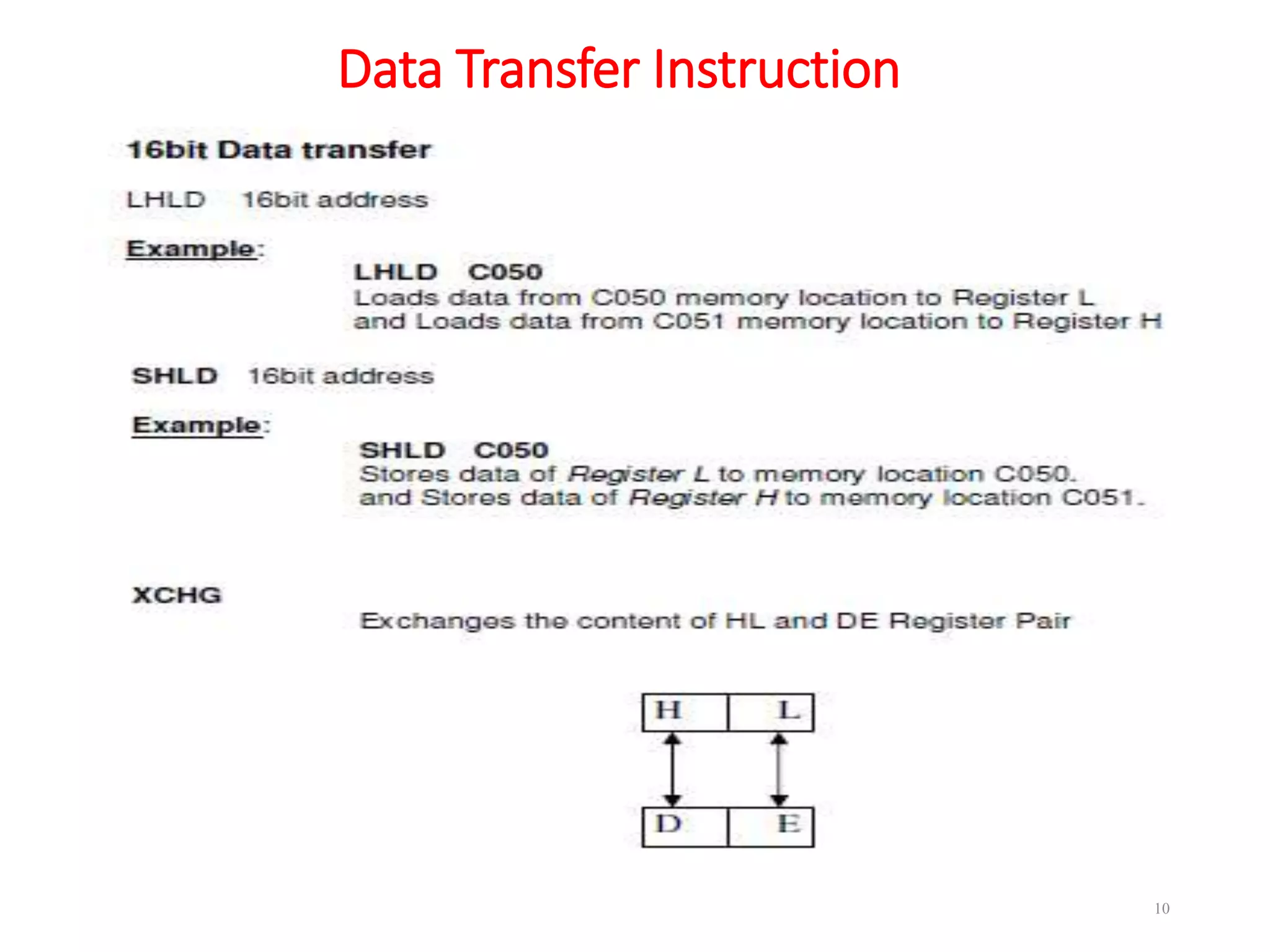 8085 instruction set and Programming | PPT