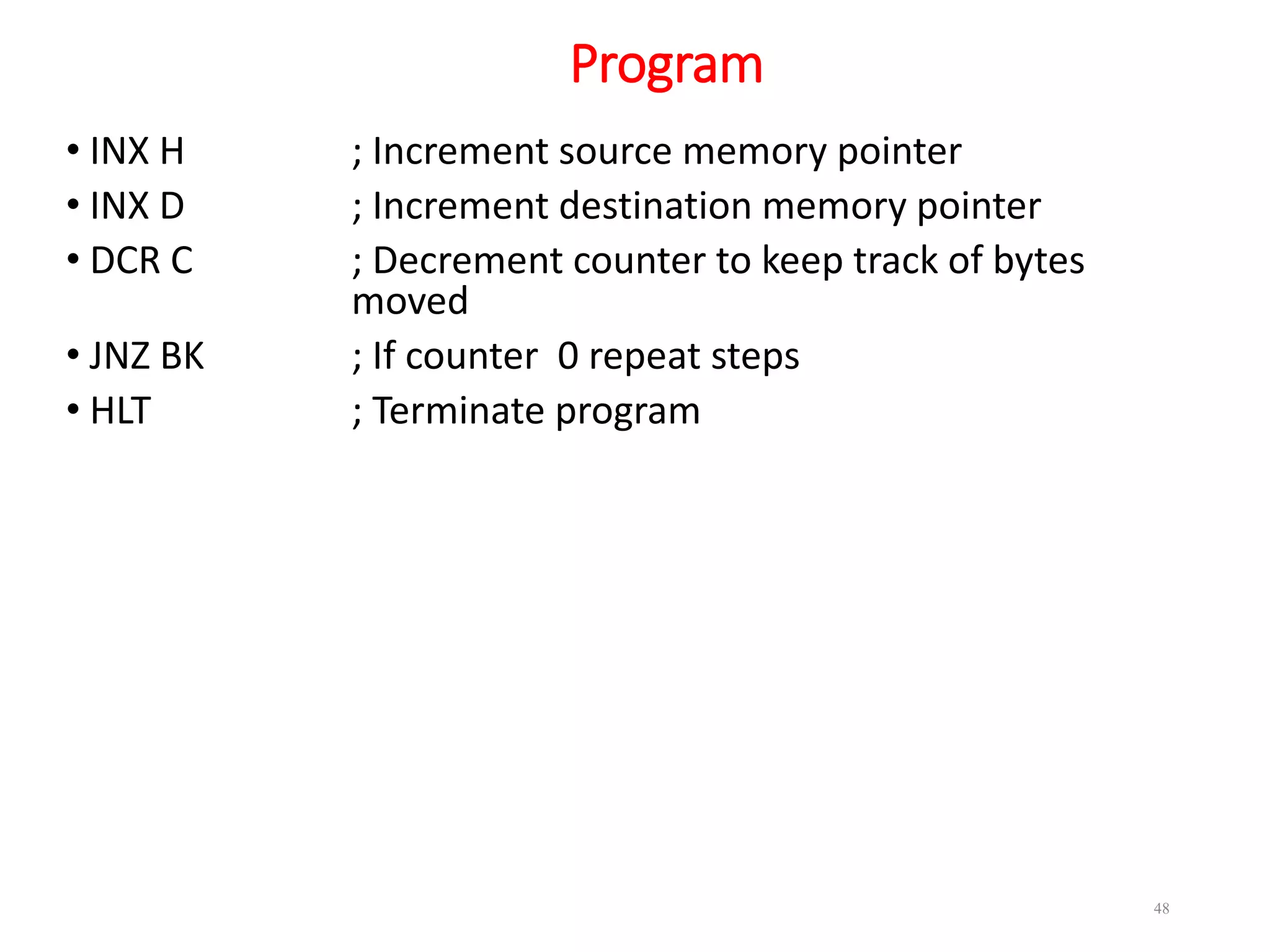 8085 instruction set and Programming | PPT