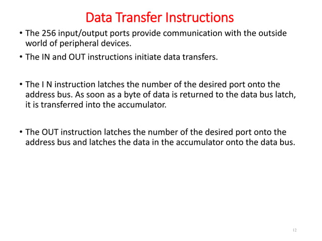8085 instruction set and Programming | PPT