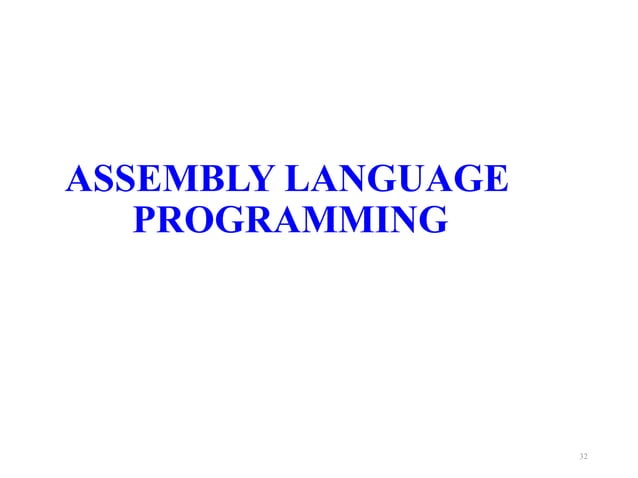 8085 instruction set and Programming | PPT