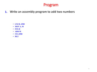 8085 instruction set and Programming | PPT