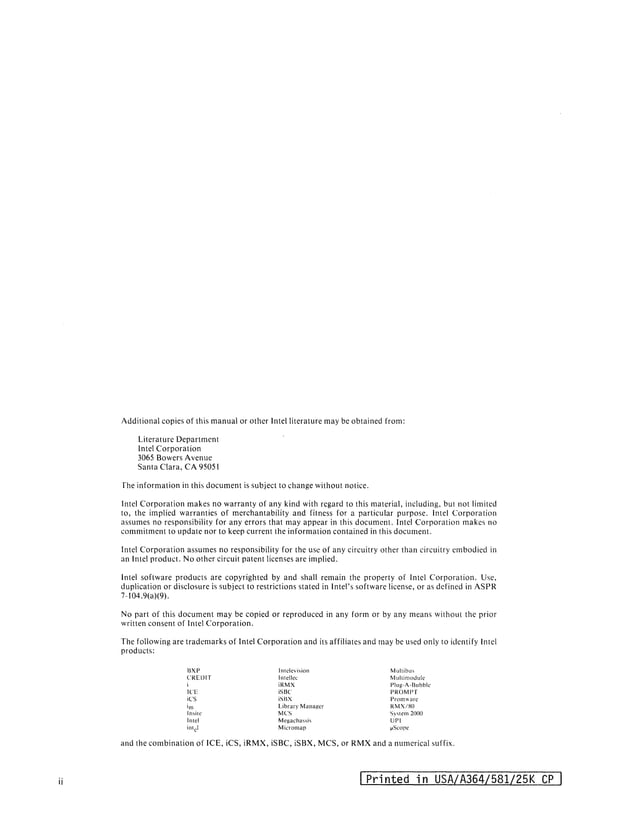 8085 intel alp_manual_may81 | PDF