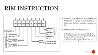 8085 interrupts | PPTX
