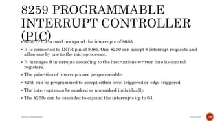 8085 interrupts | PPTX