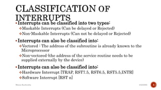 8085 interrupts | PPTX
