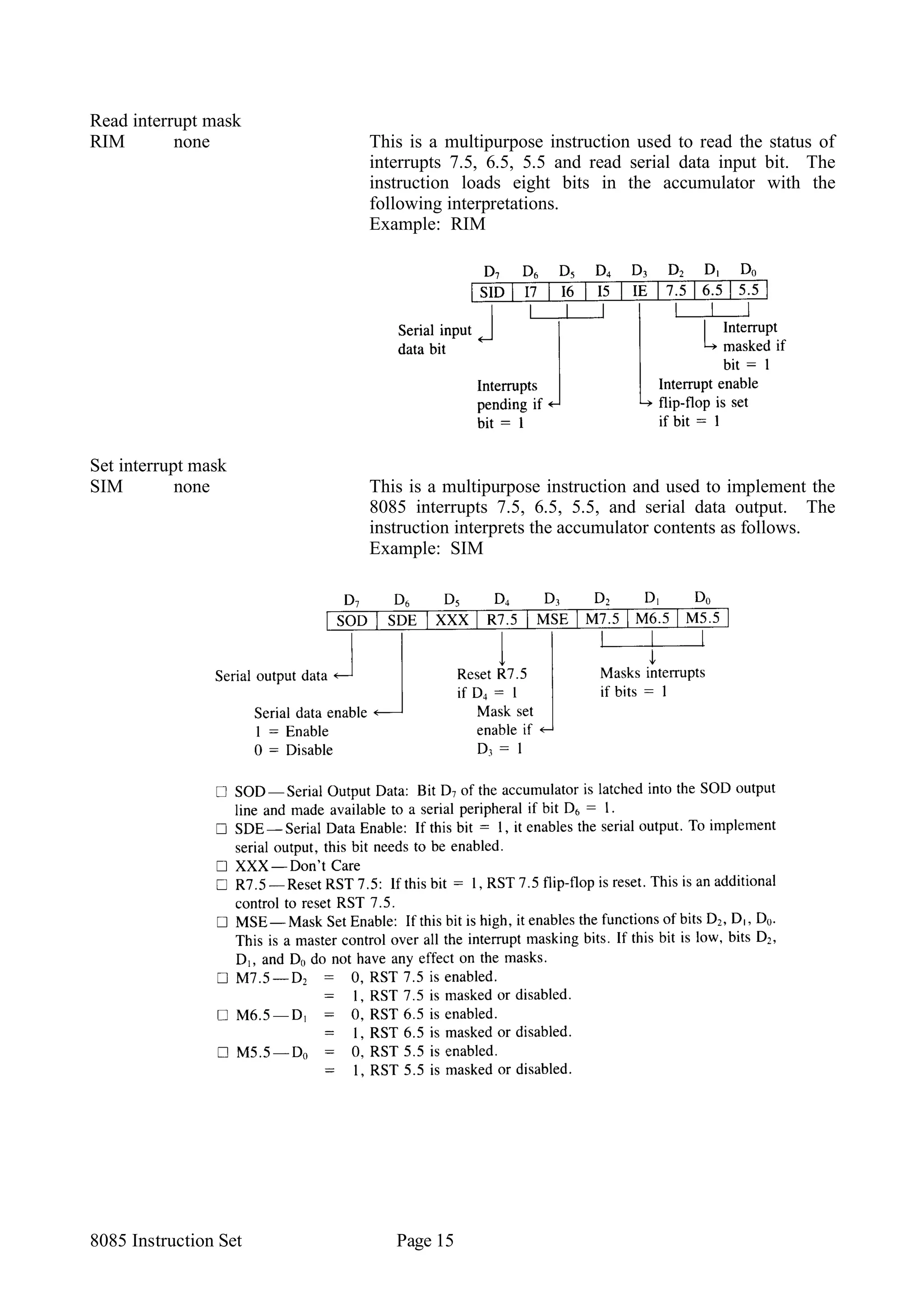 8085 instructions | PDF