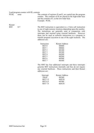 8085 instructions | PDF