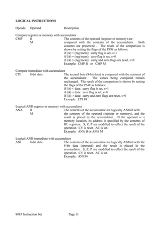 8085 instructions | PDF