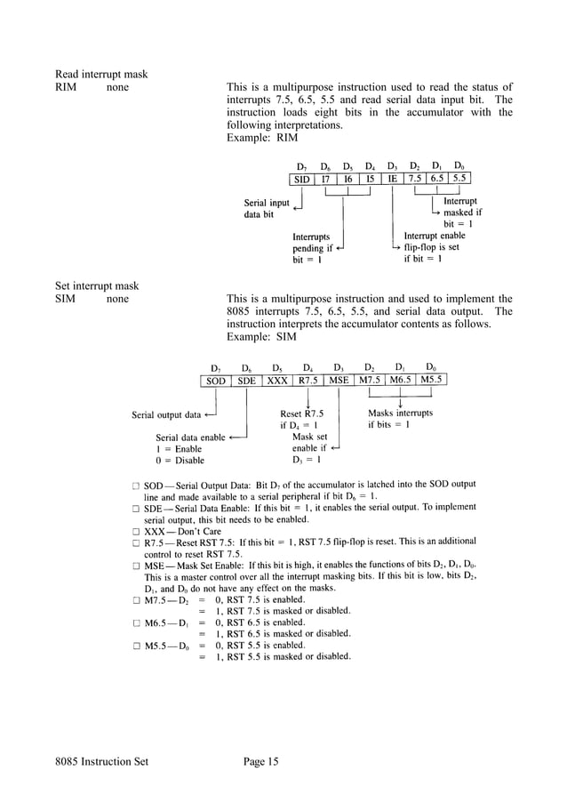 8085 instructions | PDF