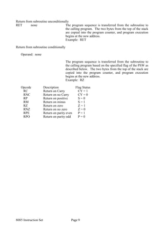 8085 instructions | PDF