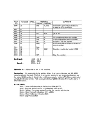 8085 micro processor- notes | PDF