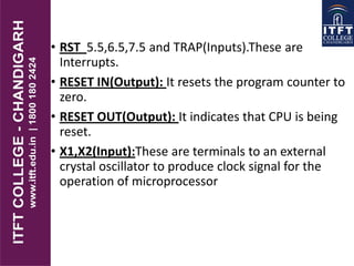 itft-8085 microprocessor | PDF