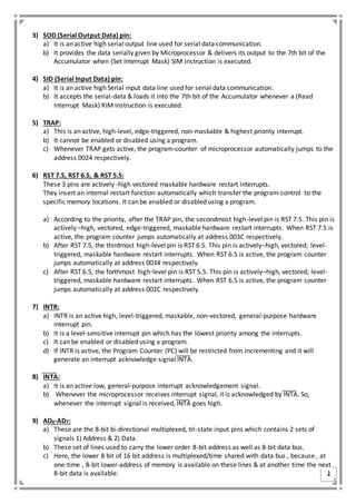 8085 microprocessor | DOCX