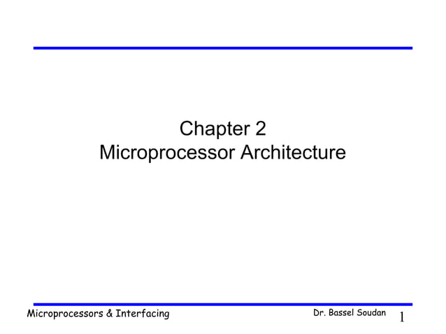 8085 microprocessor architecture ppt | PPT