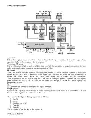 8085 microprocessor notes | PDF