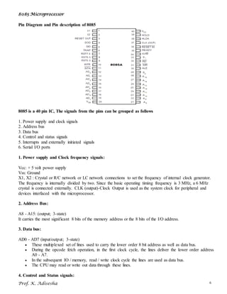 8085 microprocessor notes | PDF | Computing | Technology & Computing