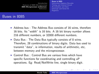 8085 Microprocessor | PDF